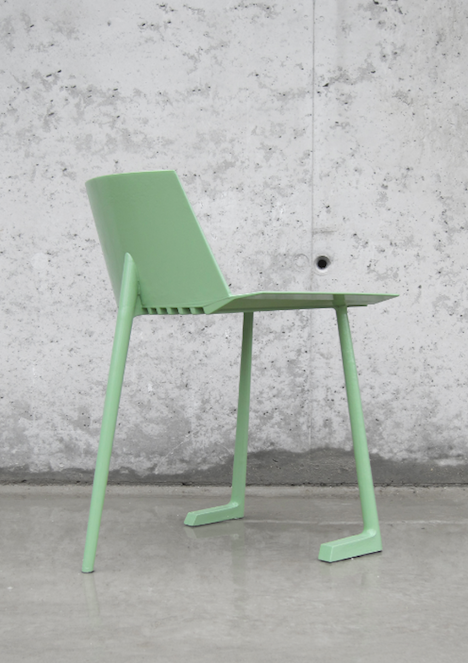 Unusual Two-Legged Chair - Stay Active While Sitting! | Design Home Views