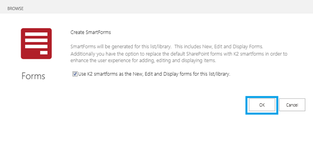How to generate Smart Forms in K2 for SharePoint list | SharePoint