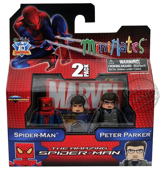 Marvel Minimates Series 46 Amazing Spider-Man Movie Spider-Man & Peter ...