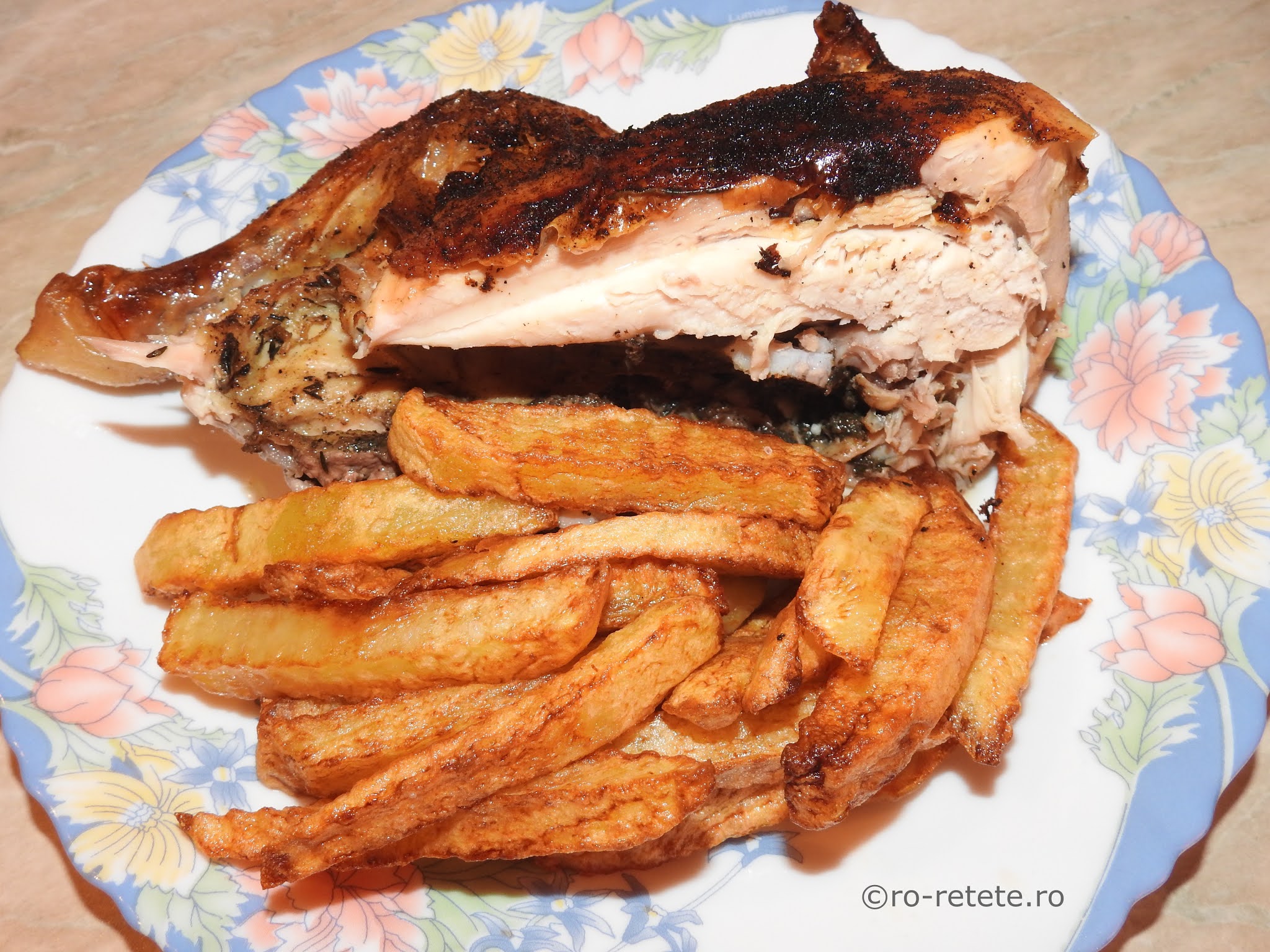 Pui cu bere la cuptor reteta | RO-Retete.ro