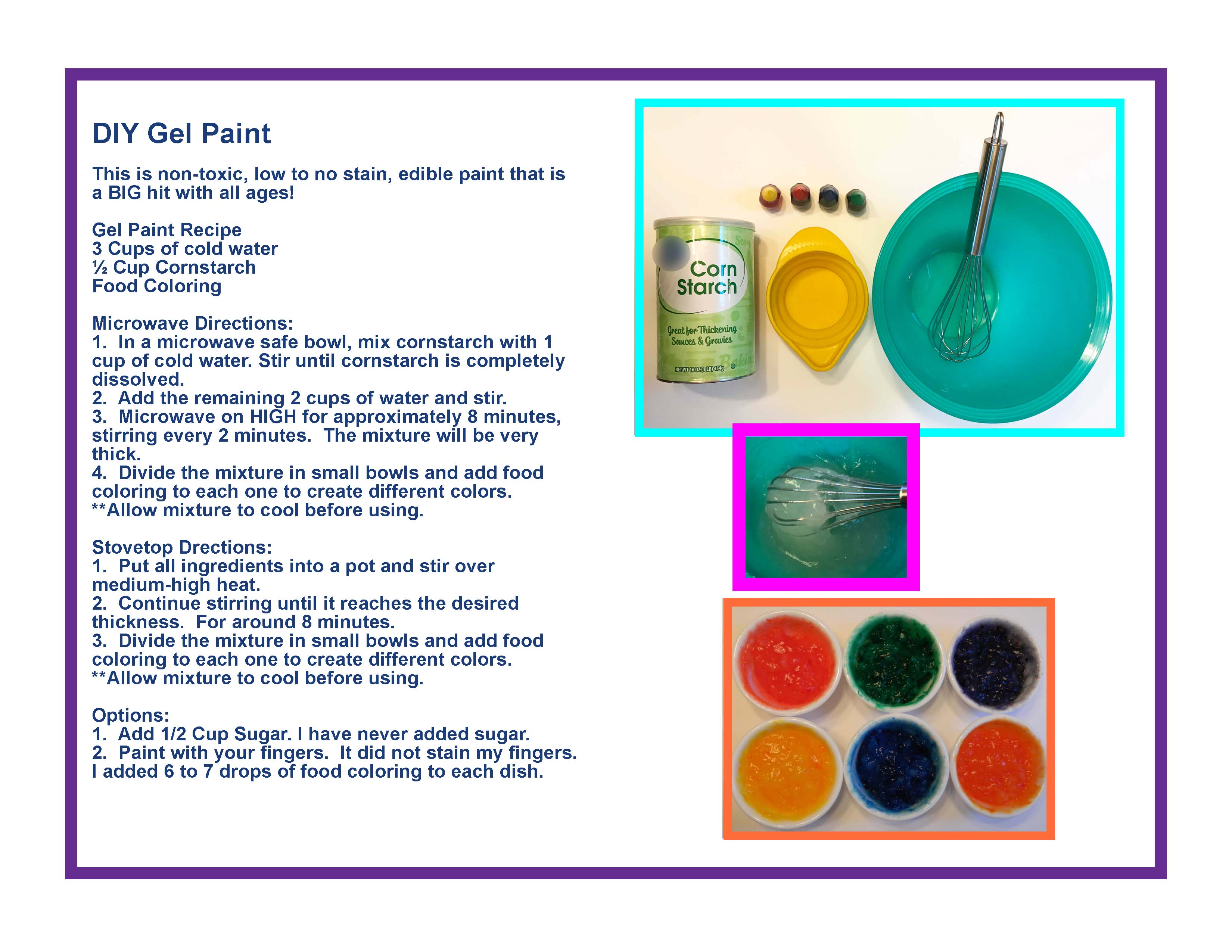 Hey, That's My Art Teacher: DIY Gel Painting