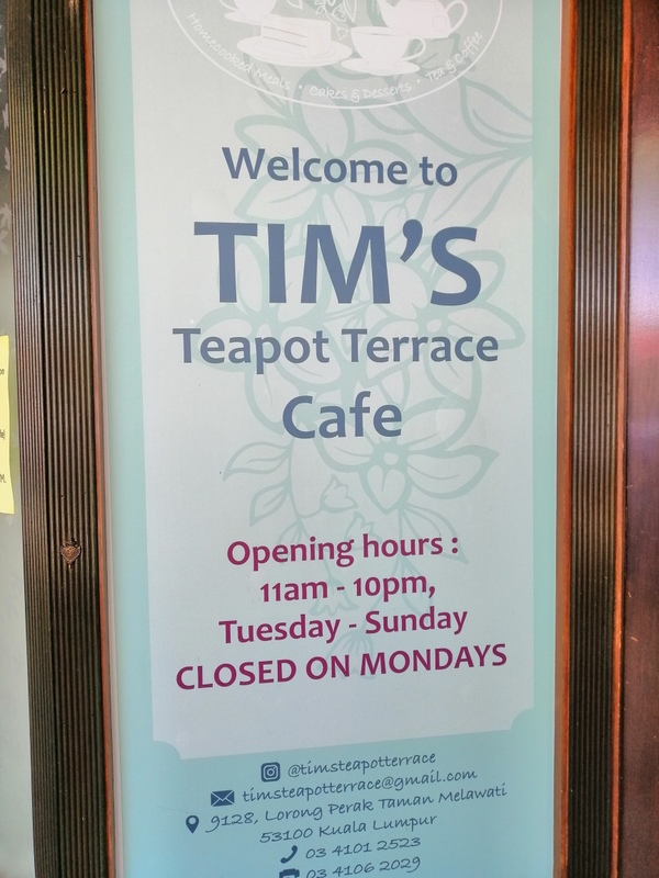 orangbukit: Tim's Teapot Terrace Cafe