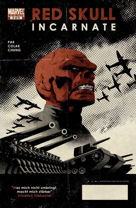 David Aja: Red Skull Covers