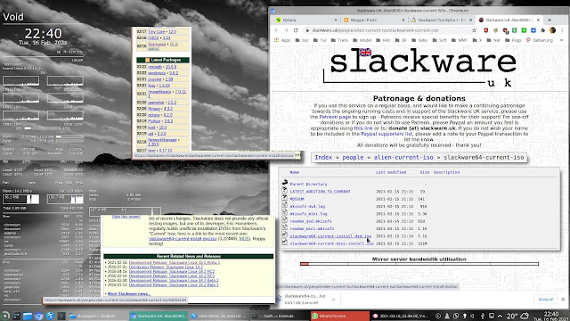 Byteria: Slackware 15.0 KDE