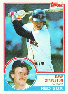 1983 Topps Blog: #239 Dave Stapleton - Boston Red Sox