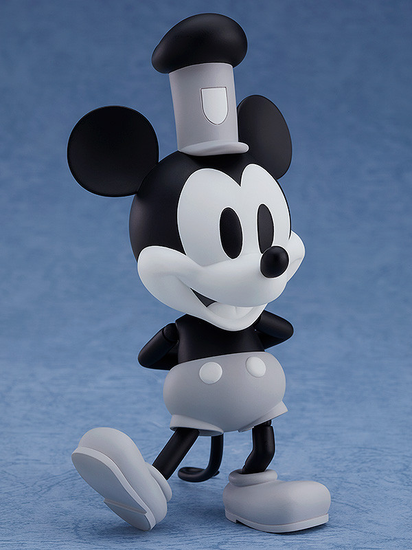 Steamboat Willie Nendoroid Mickey Mouse: 1928 Ver. (Black & White) action figure [Good Smile ...