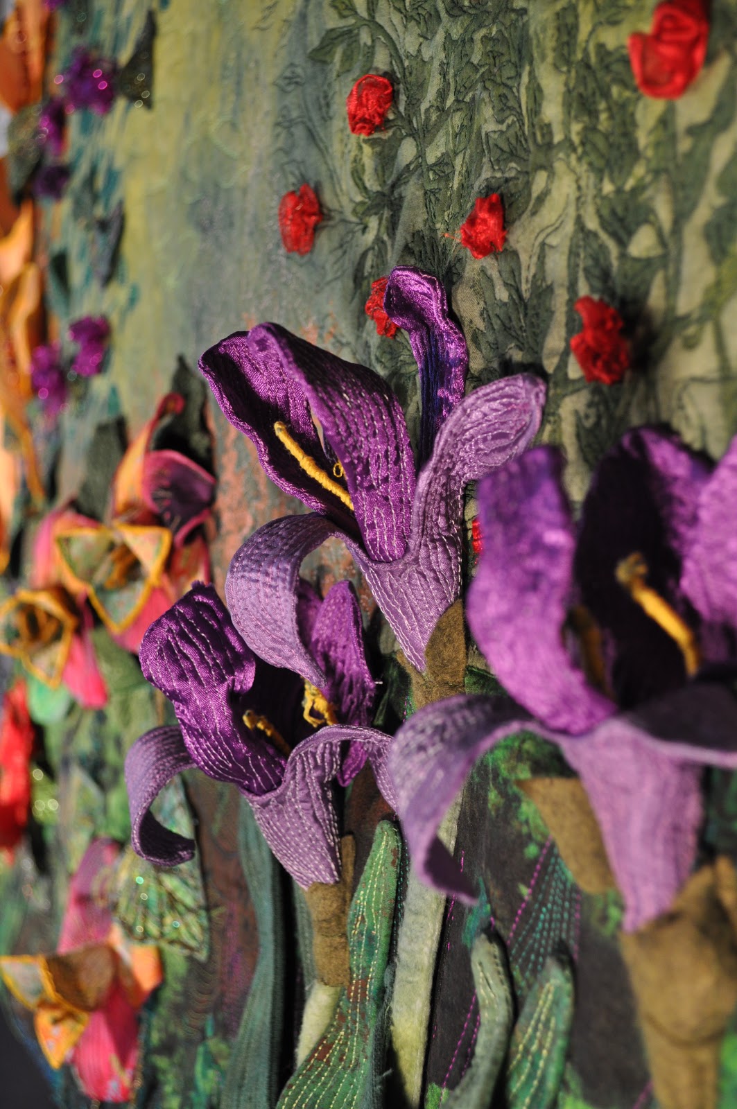 Free Spirit Art Studio: Plantasia: Planting 3 Dimensional Fiber Flowers