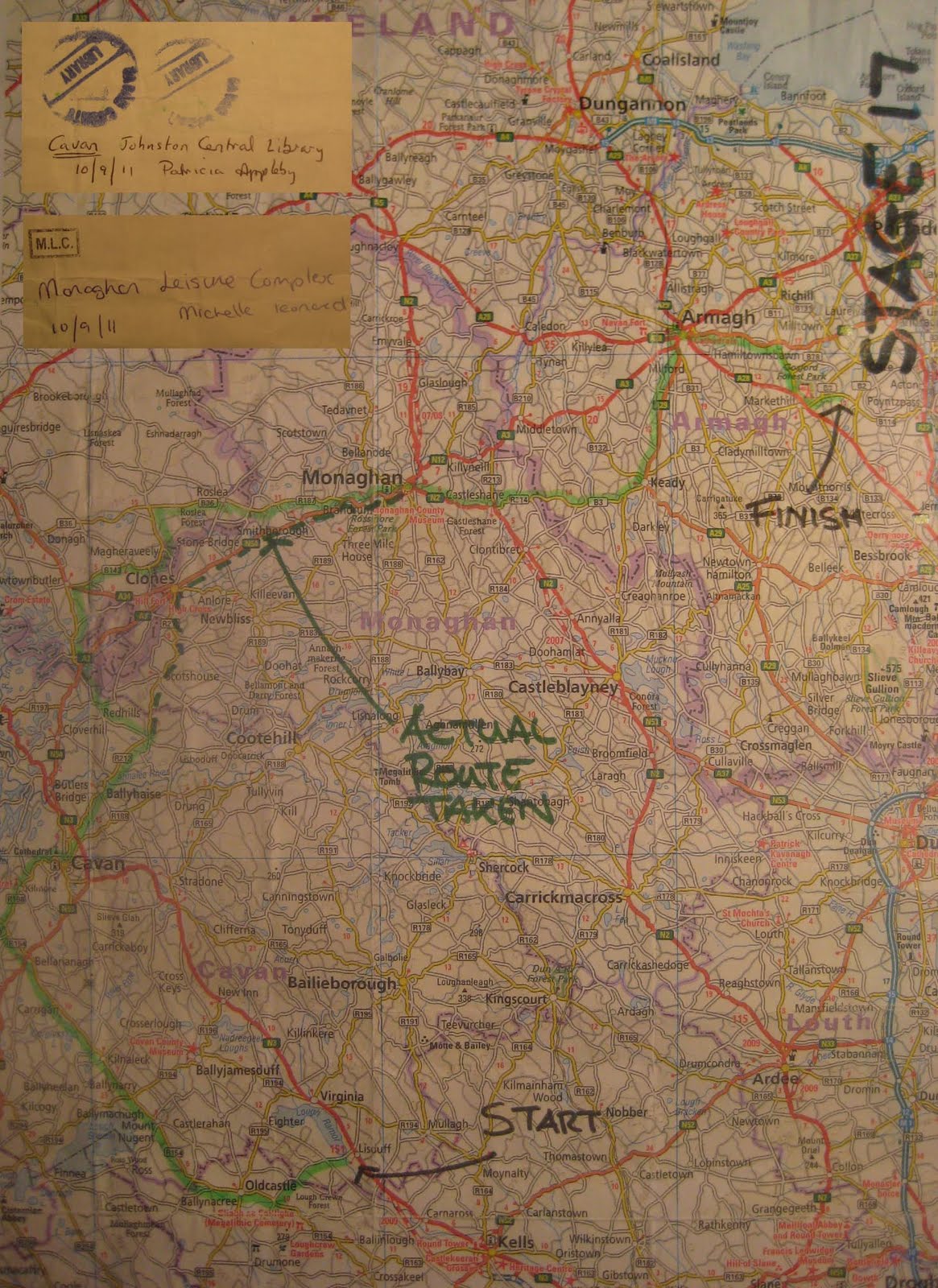 Cycle Tour of Ireland: STAGE 17 - Co. Cavan, Monaghan & Armagh