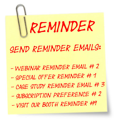 Digital Marketing Best Practices: Reminder Emails About Reminders