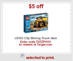 BRICK STAR: LEGO Printable Coupons for Target and Target.com