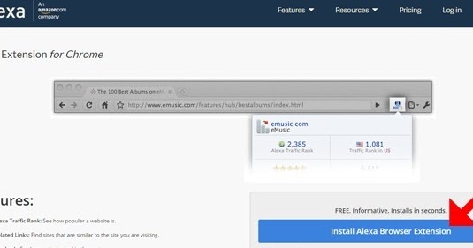 Cara Mudah Cek Ranking Website/Blog dengan Memasang Alexa Toolbar di ...