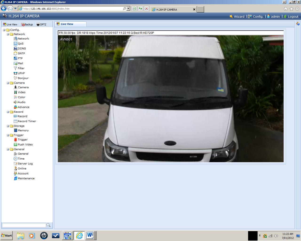 AVTECH AVN801 HD IP CAMERA