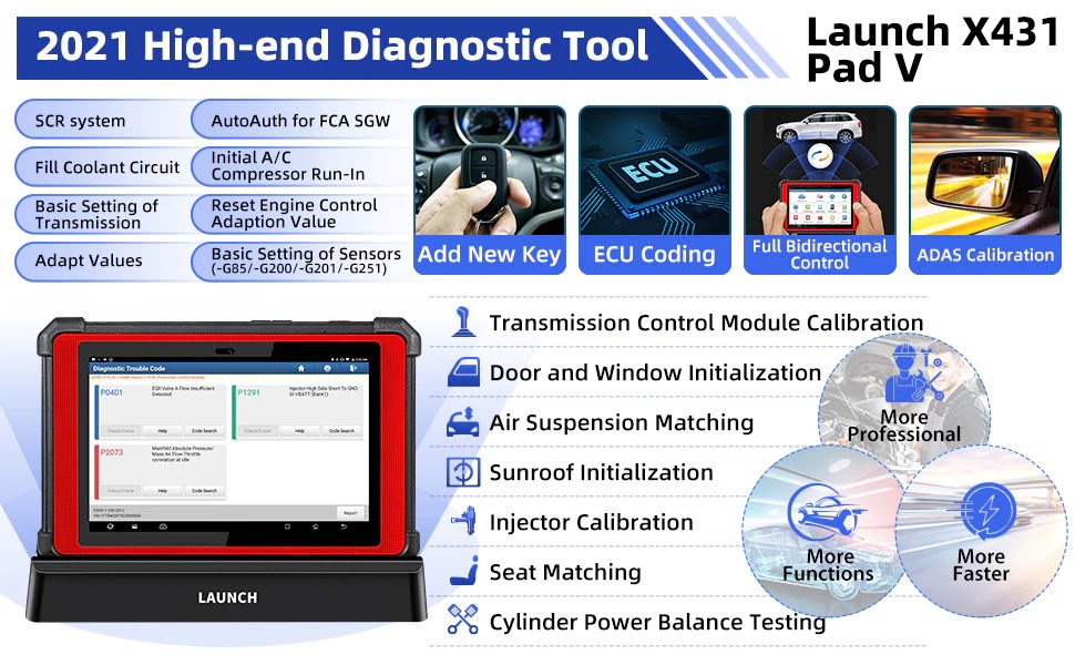 LAUNCH – X431 PAD V 10.1