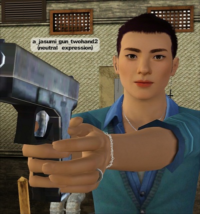 My Sims 3 Blog: Story Poses: Gun Fight! by Jasumi