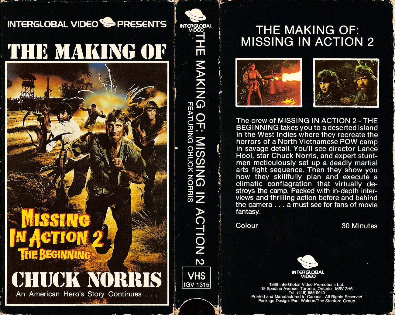 Basement of Ghoulish Decadence: The Making of Missing in Action 2: The ...