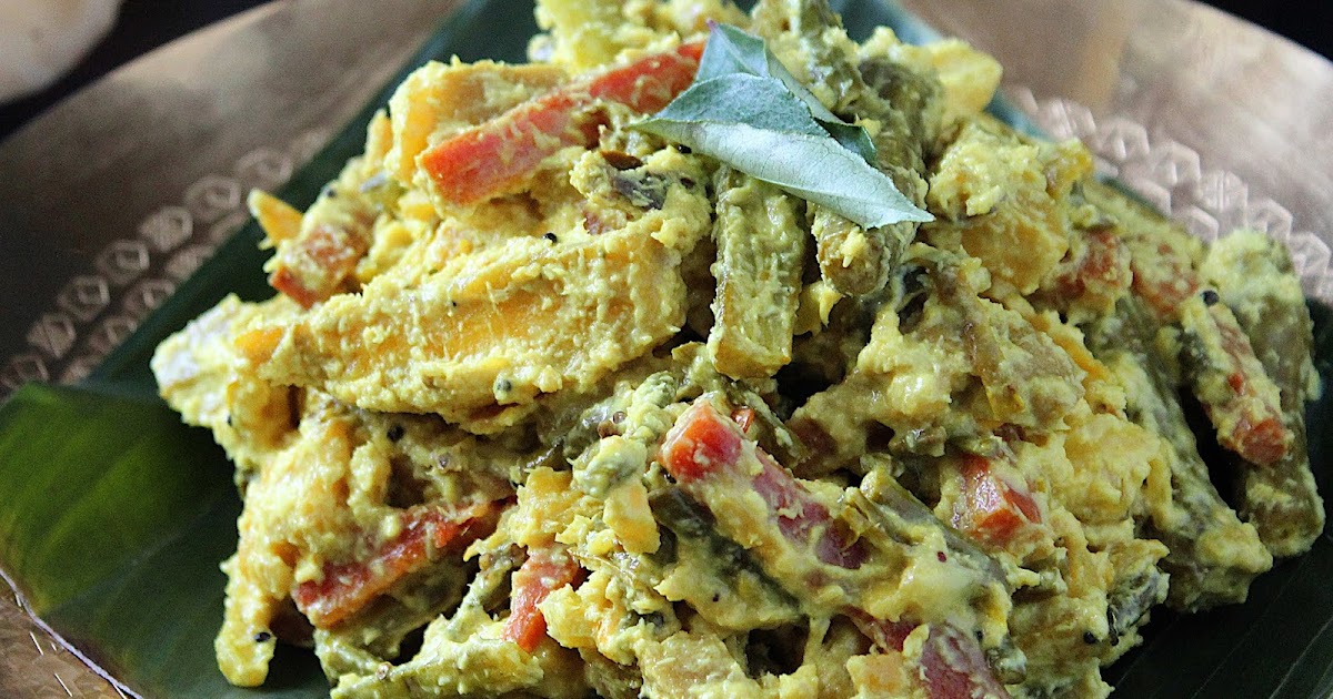 Aviyal Recipe- Kerala Sadhya Style Mixed Vegetable Curry