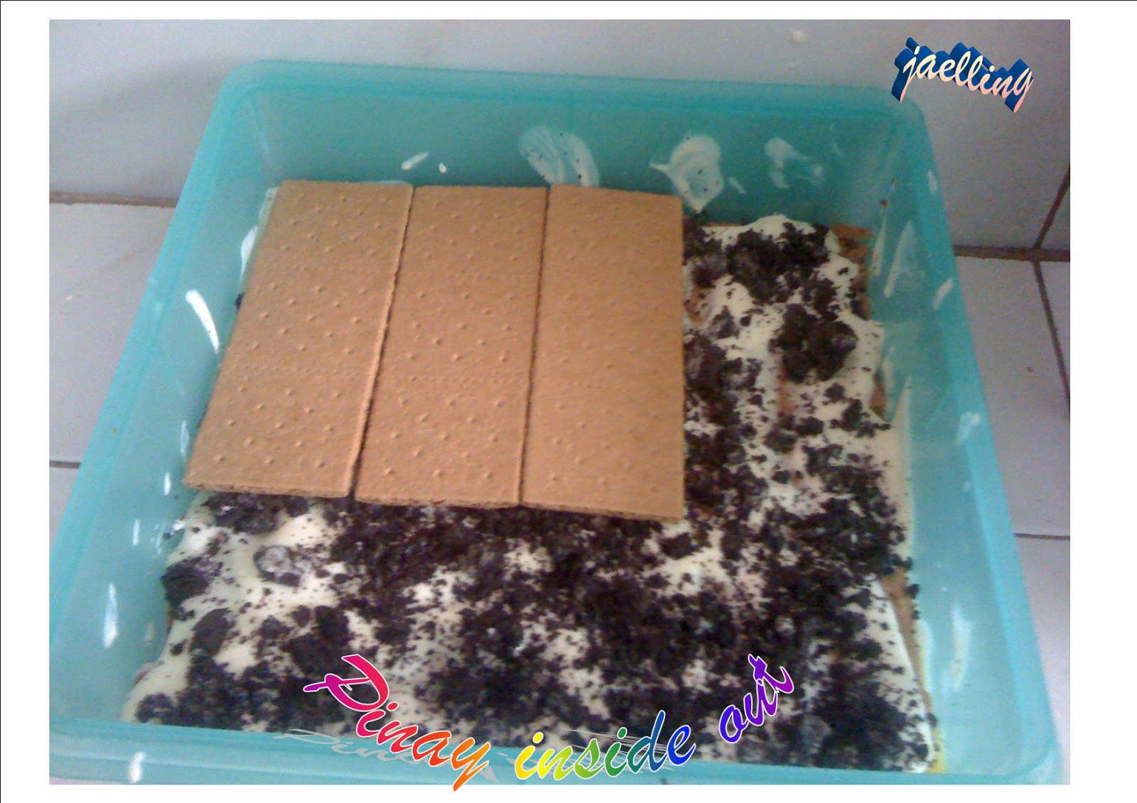 No Bake Mango-Oreo Graham Cake : PINAYs' EASY RECIPE