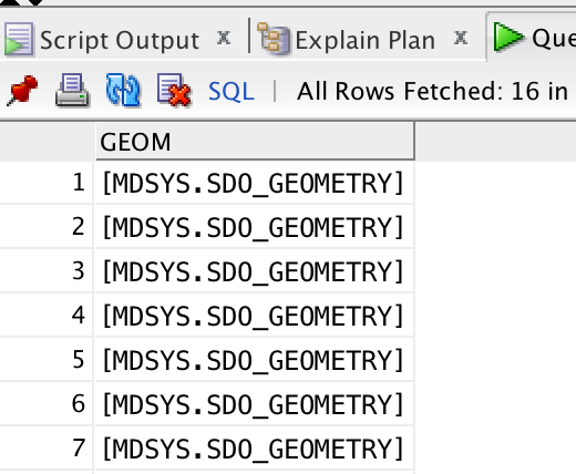 Displaying Spatial Data In Sql Developer · Enesi Consulting