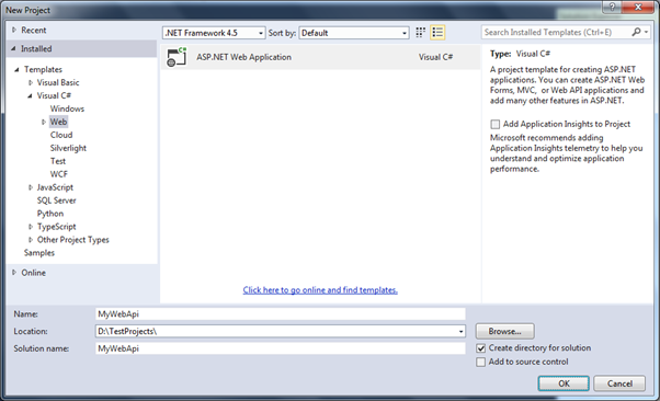 Create Web API project ~ ViA TUTORIALS
