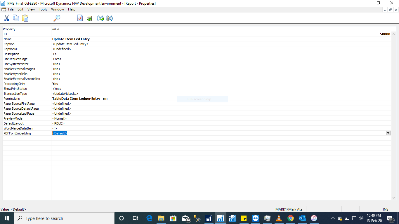 Microsoft Dynamics NAV/Business Central: 2020