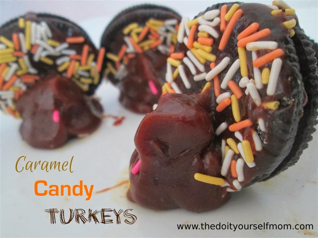 The Do-It-Yourself Mom: DIY Caramel Candy Turkeys