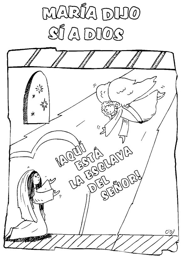 VUESTRA CLASE DE RELIGIÓN: 2ºED.PRIM: MARÍA DIJO SÍ