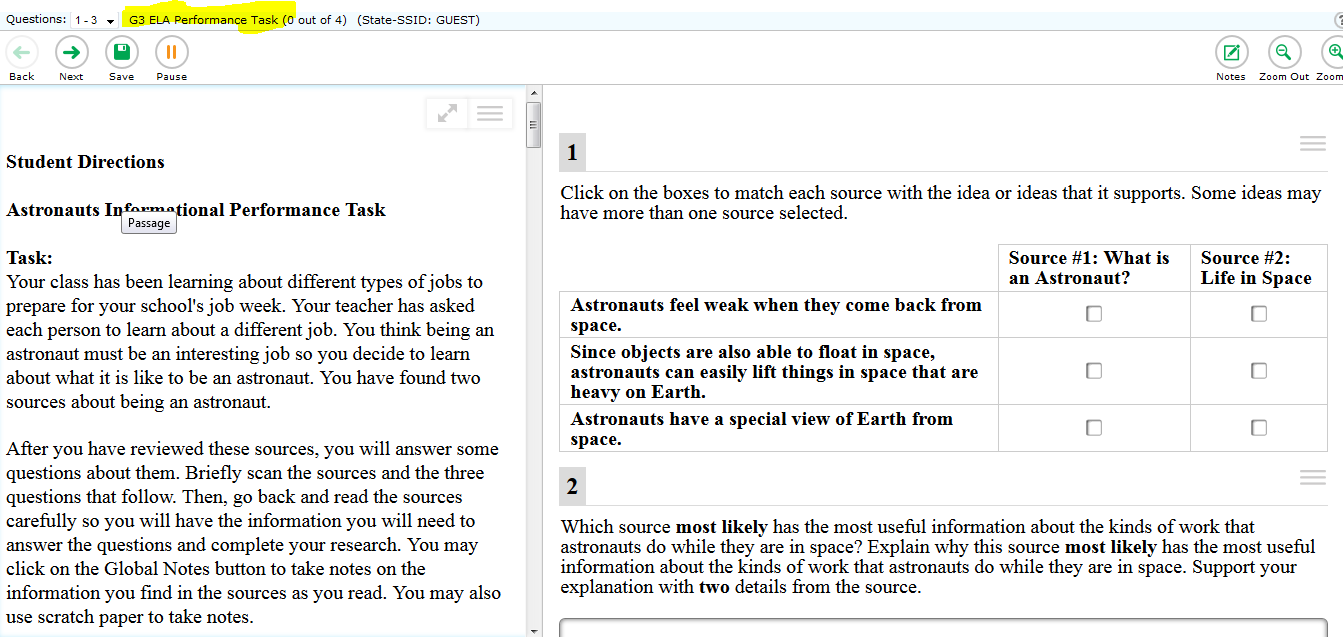 Jacky Who: Smarter Balanced ELA 3rd Grade Practice Exam and Performance ...