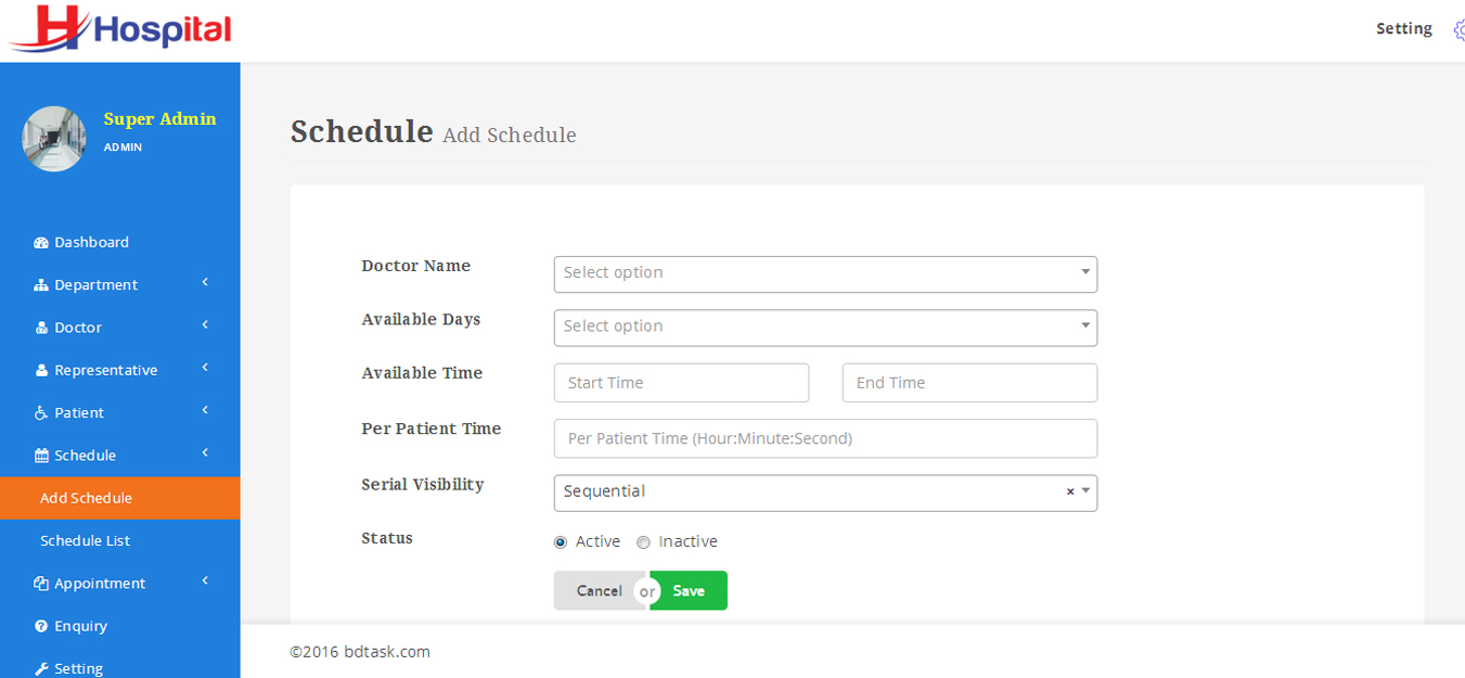 Hospital Management System with Website - Amason Communications