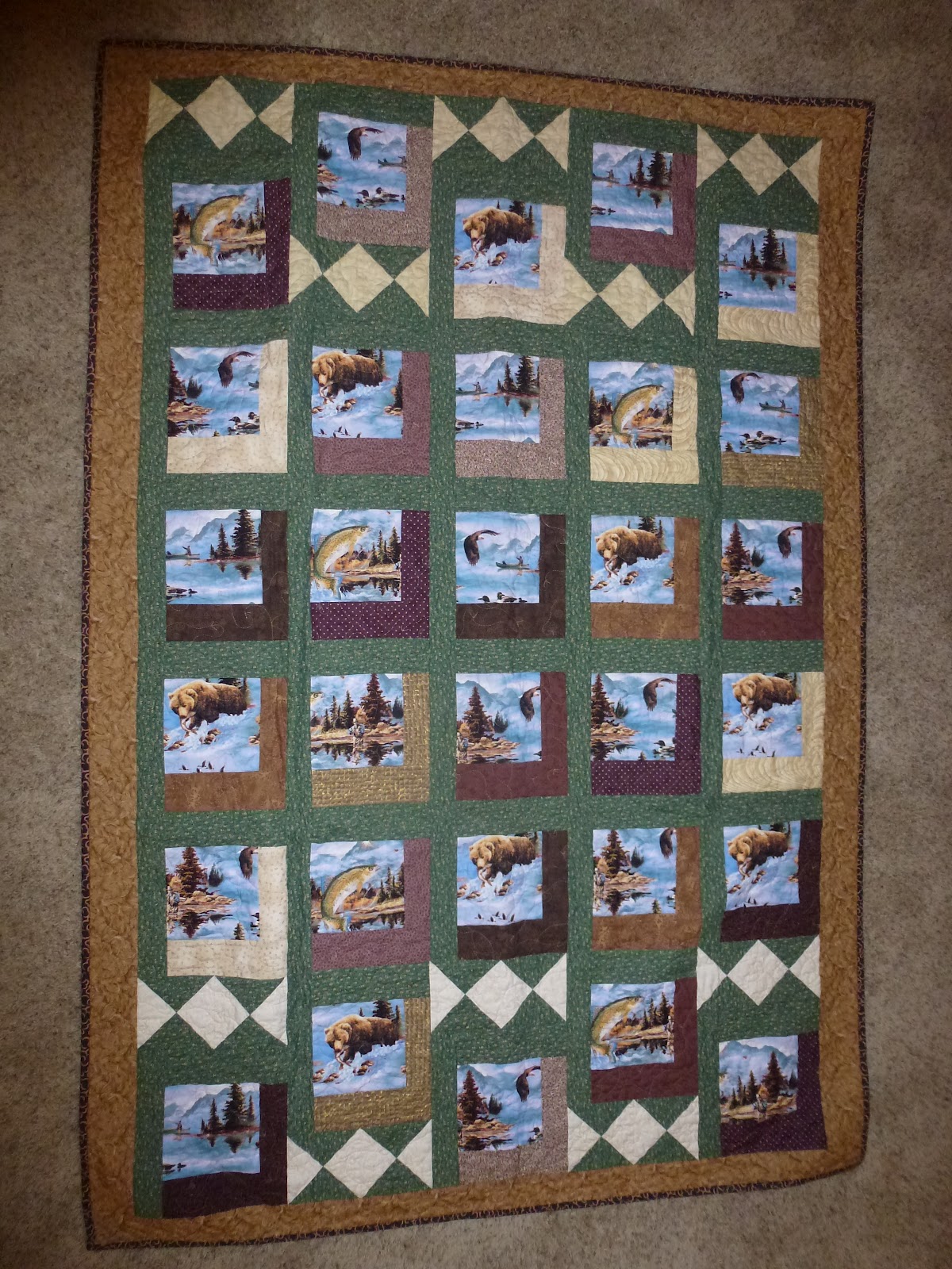 Quilting Grandma: Project Linus, Wildlife quilt and Sallie's Quilt blocks