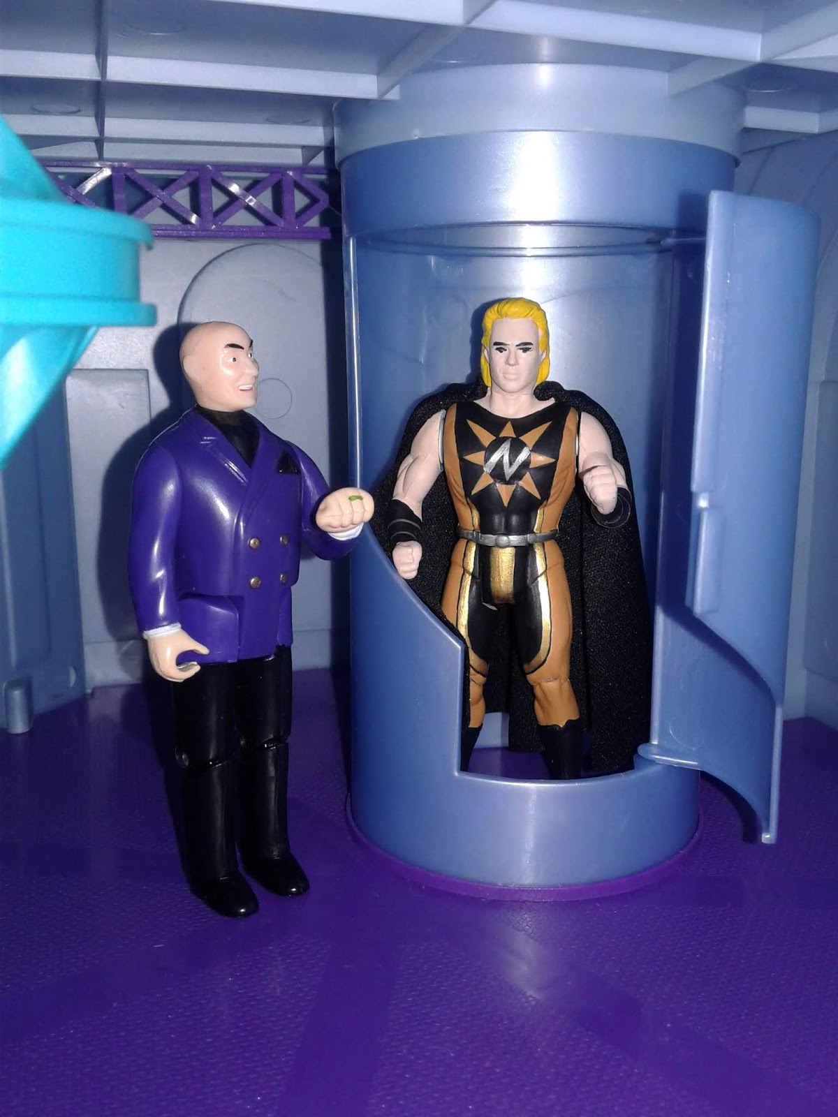 Custom Kenner Super Powers/Toy Biz DC Superheroes Nuclear Man (Superman IV)