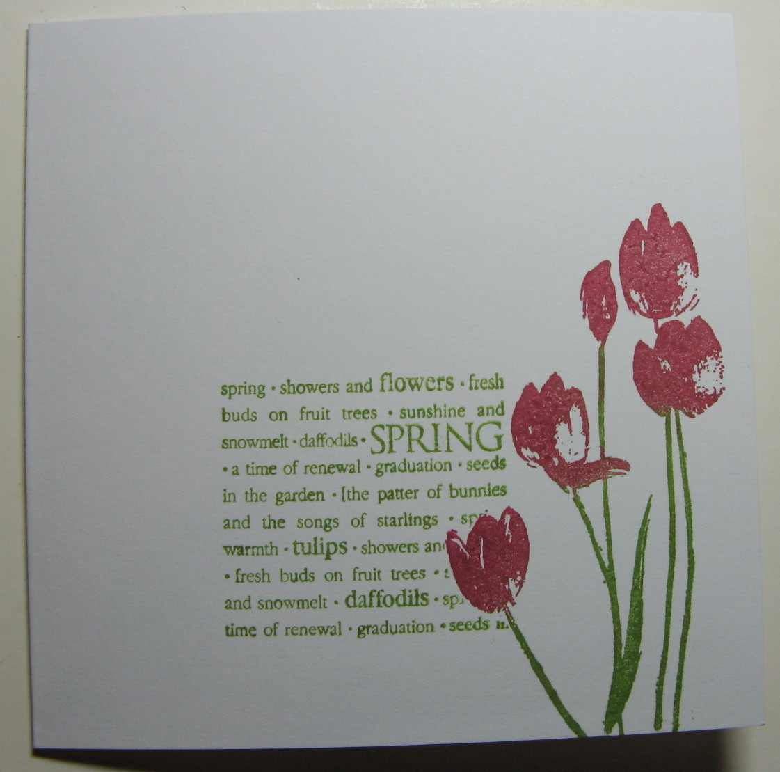Crafty Salutations: Some spring cards