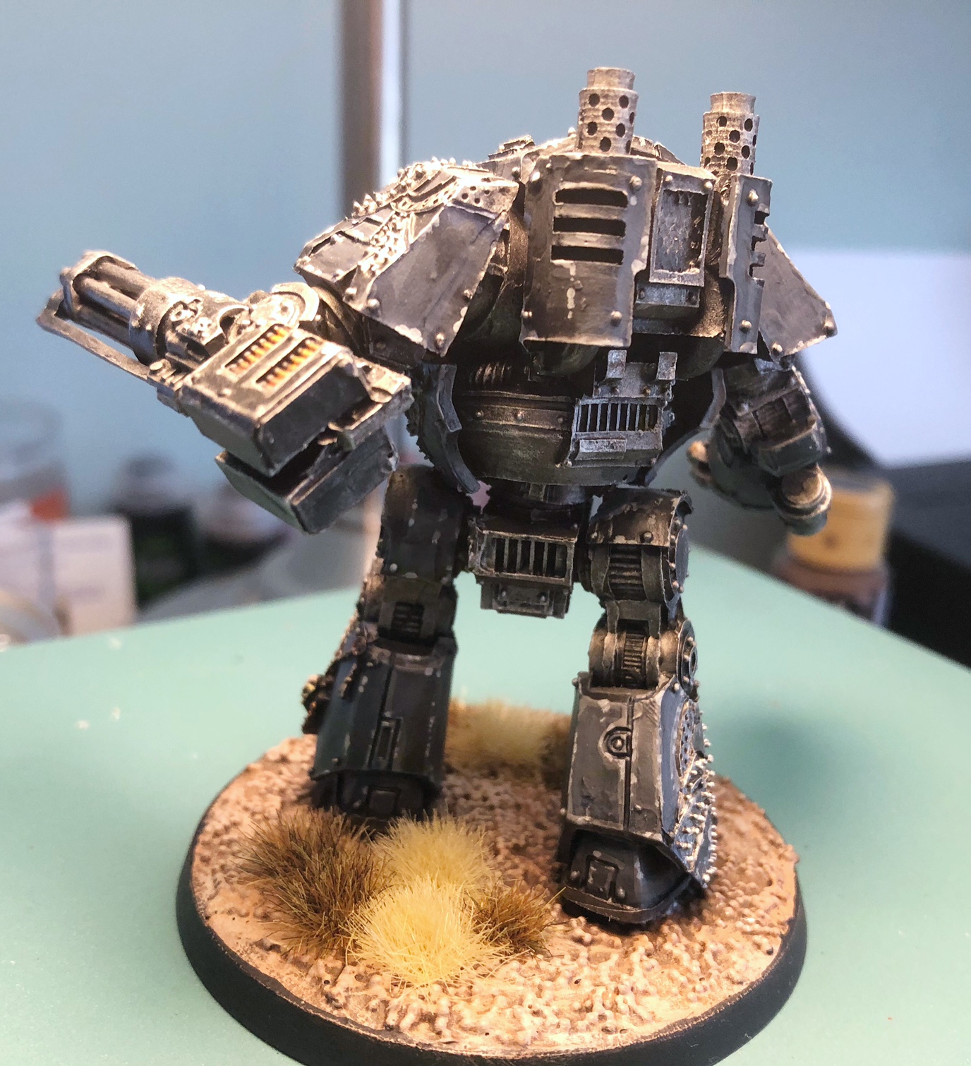 Fawcett Avenue Conscripts: Contemptor Dreadnought for 30k Raven Guard