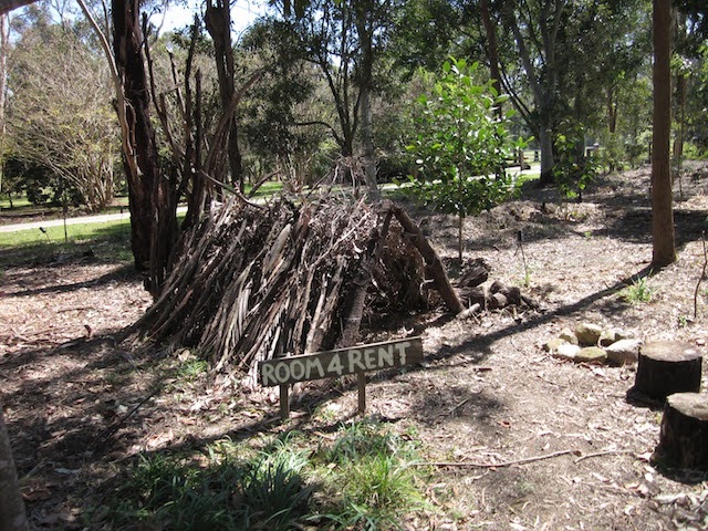 Tom and Anne's Garden: Humpy recreation