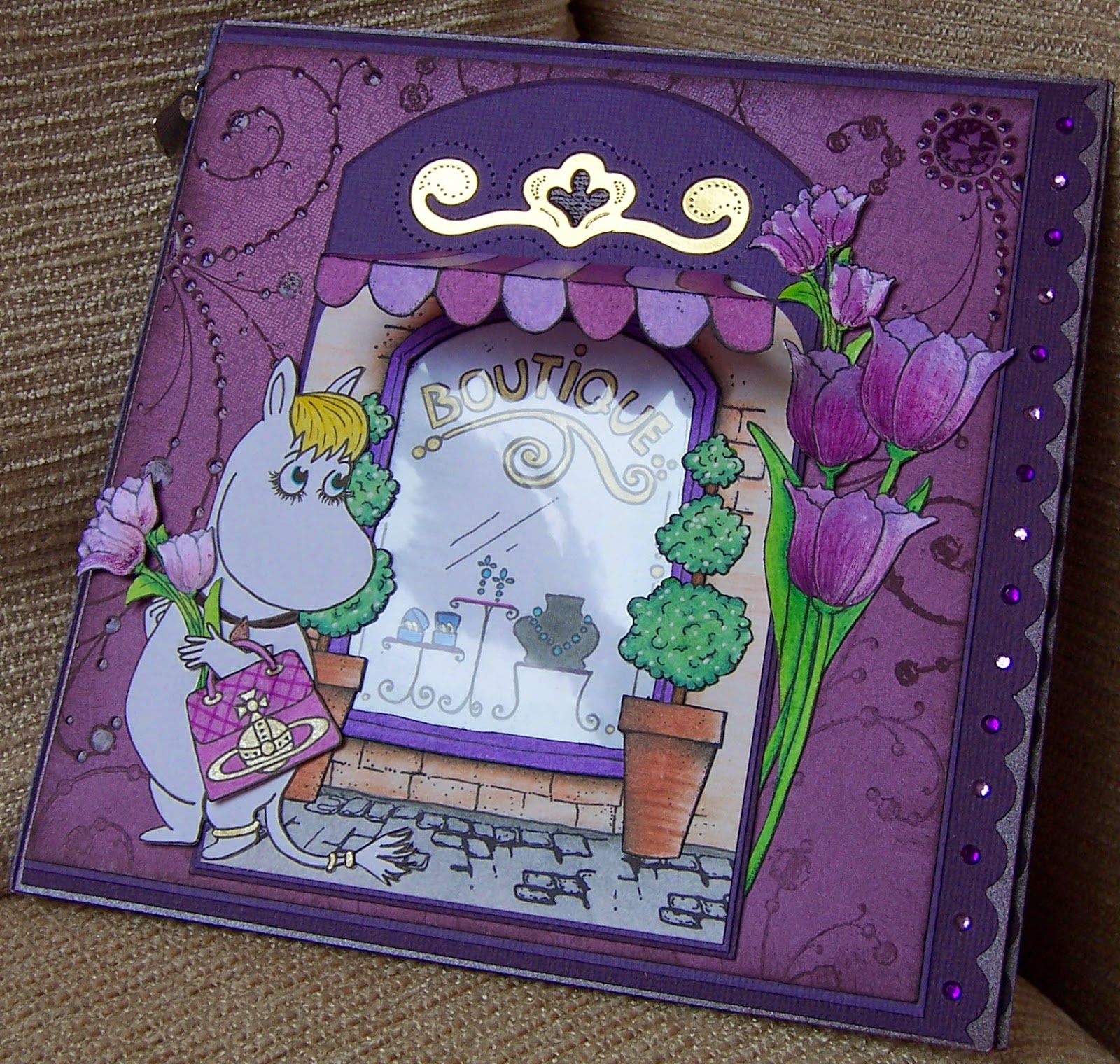 Whitch Craft: Moomin Birthday card - for Phoebe