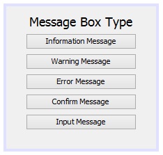 Message Box Type Demonstration - code4dev