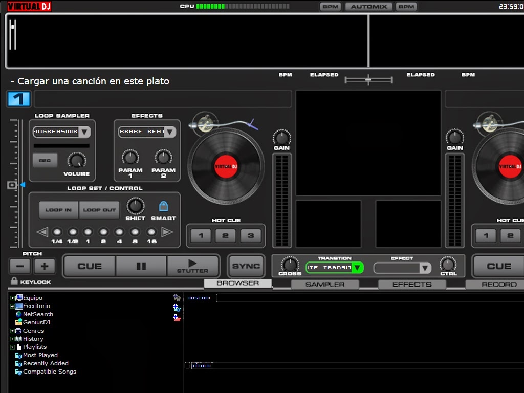 pruevas: skin vdj: Full Video Pro DJ WideScreen
