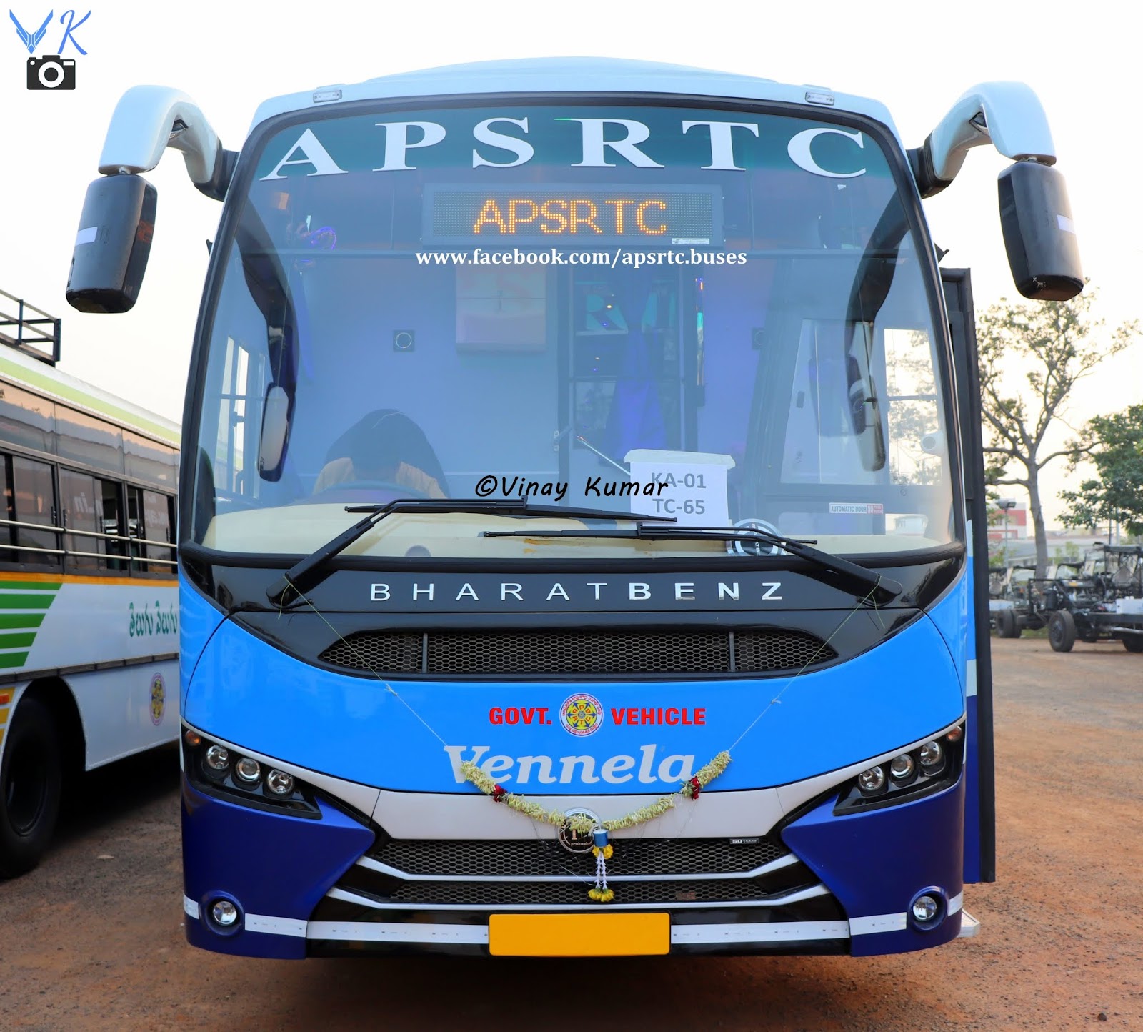 APSRTC NEW VENNELA AC SLEEPER BHARAT BENZ BUS