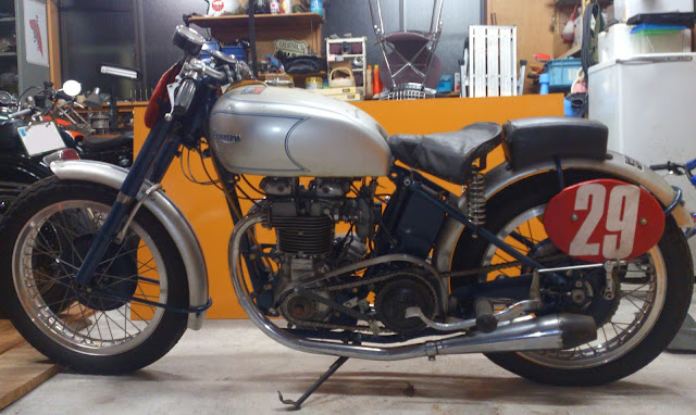 THE ALL ALLOY 500 PRE UNIT TRIUMPHS: GP500 Still Racing........