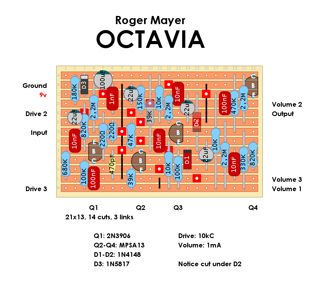 Dirtbox Layouts: Roger Mayer Octavia