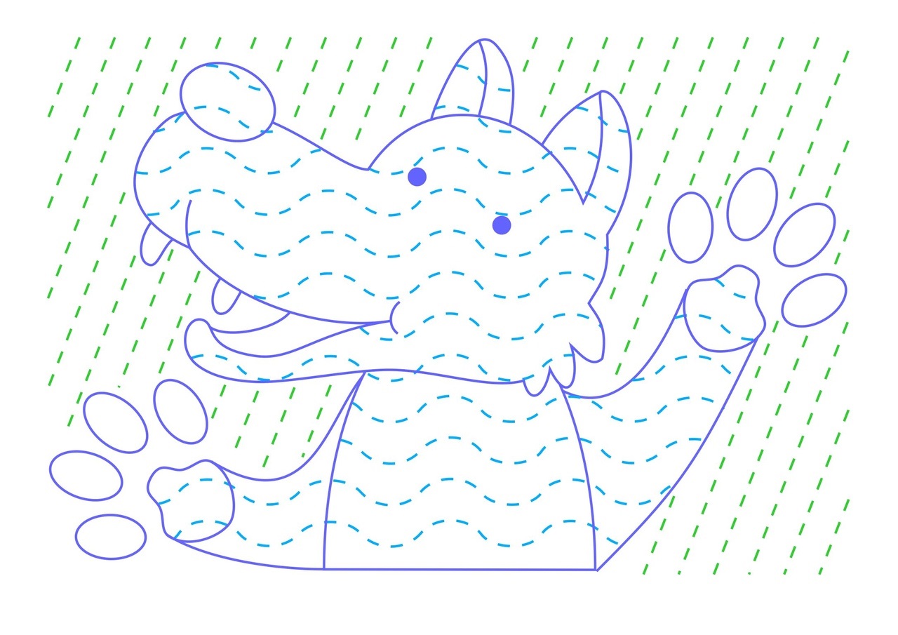 Fichas de motricidad fina para preescolar | Mundo de Rukkia