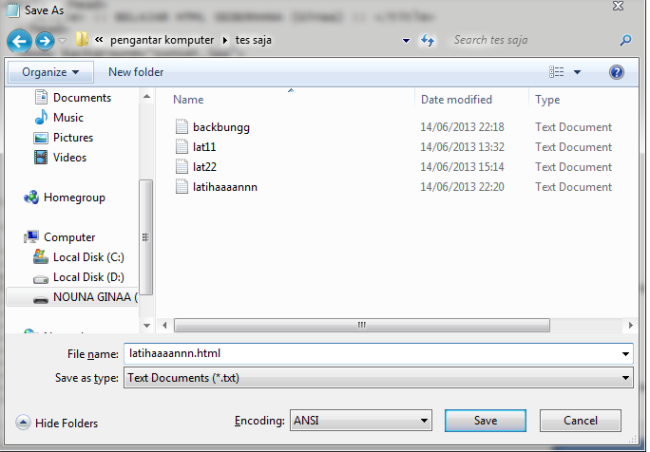 Tutorial membuat HTML