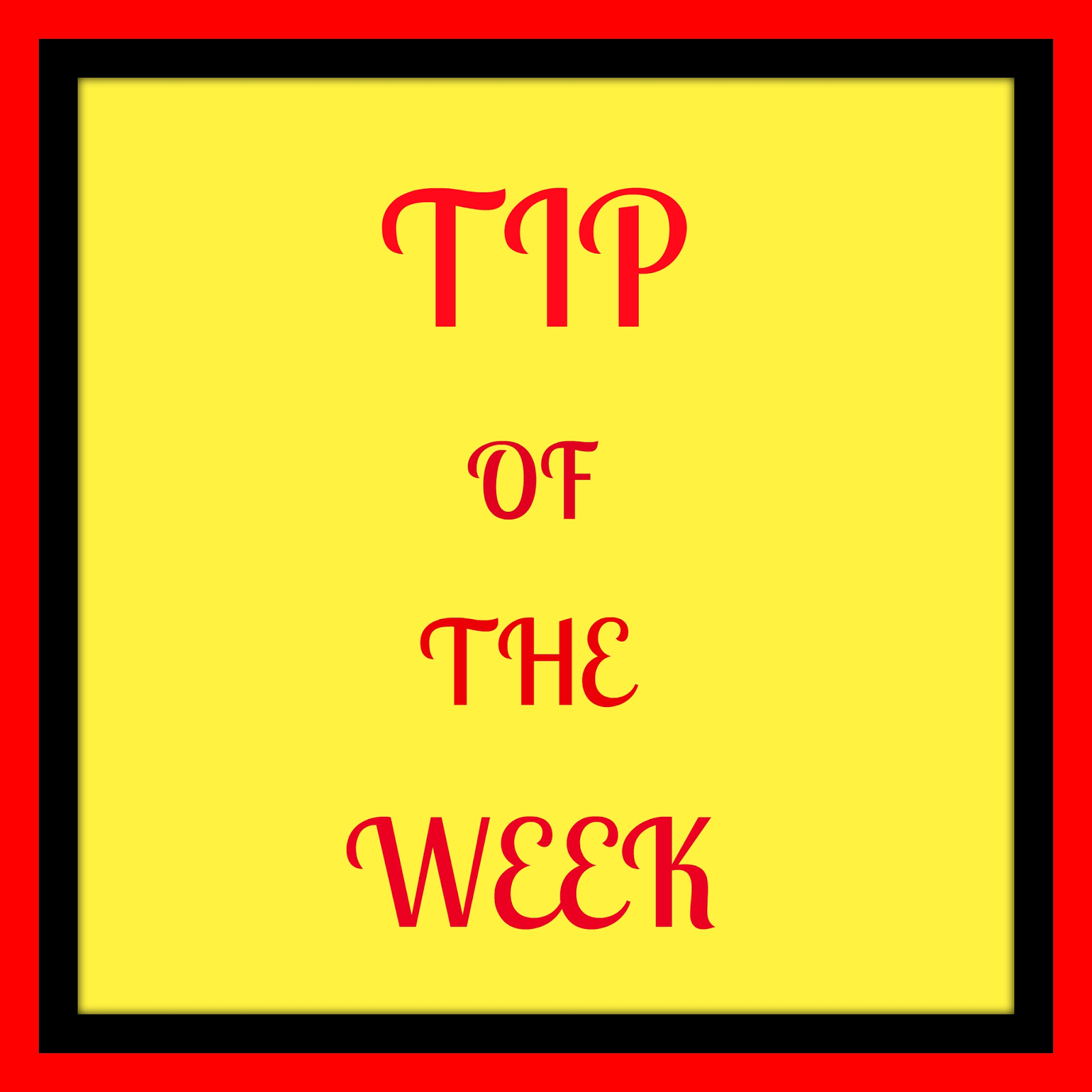 TIP OF THE WEEK - La vie en rose