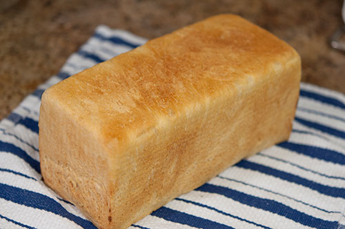 Things wot I Made Then Ate: Pullman style bread, ham sandwich