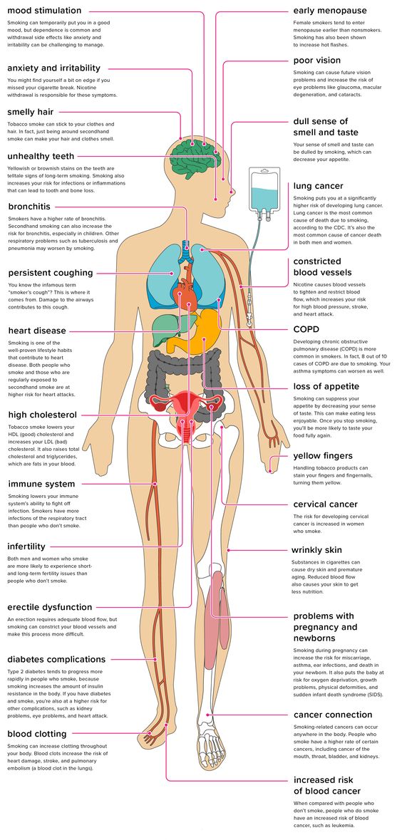 Danger and Effects of Smoking on the Body
