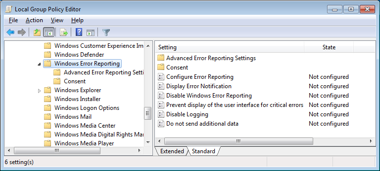 C programdata microsoft windows wer reportarchive