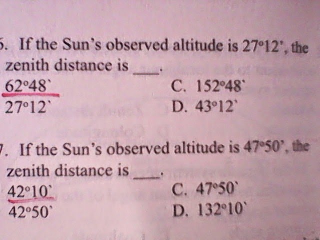 OIC-NW Reviewer Blog: Find The Zenith Distance