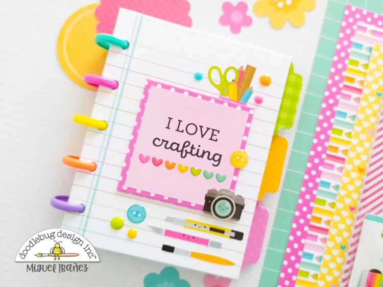 Doodlebug Design Inc Blog: CUTE & CRAFTY - CRAFTY NOTEBOOK | with Miguel