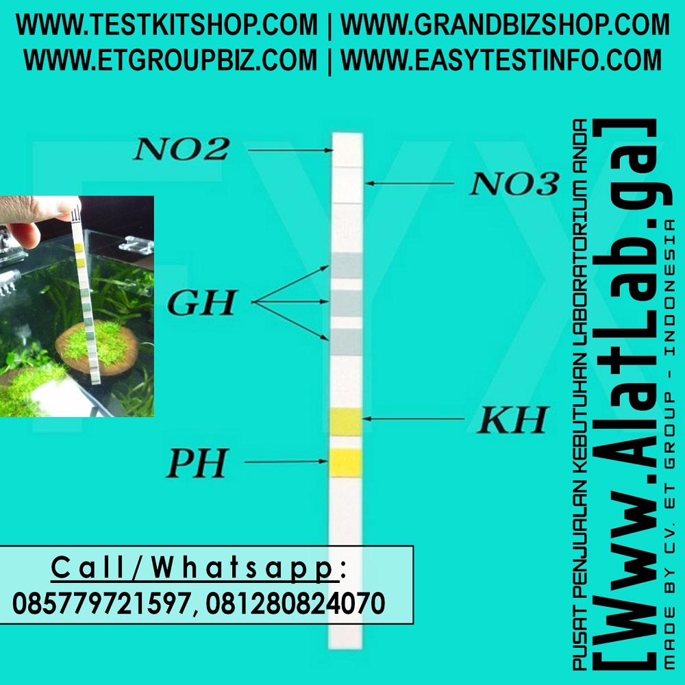Sera 5 in 1 Easy Test Strips (PH, KH, GH. NO3, dan NO2 Test Kit) | Toko ...