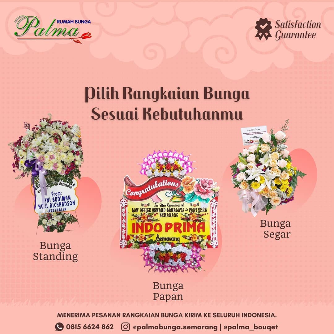 Cari Karangan Bunga di Semarang, Coba Palma Florist