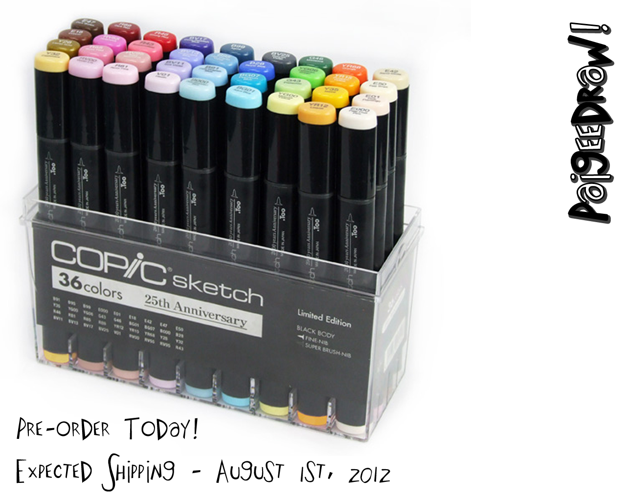 PaigeeDraw: Limited Edition Copic Sketch 25th Anniversary Set - Pre ...